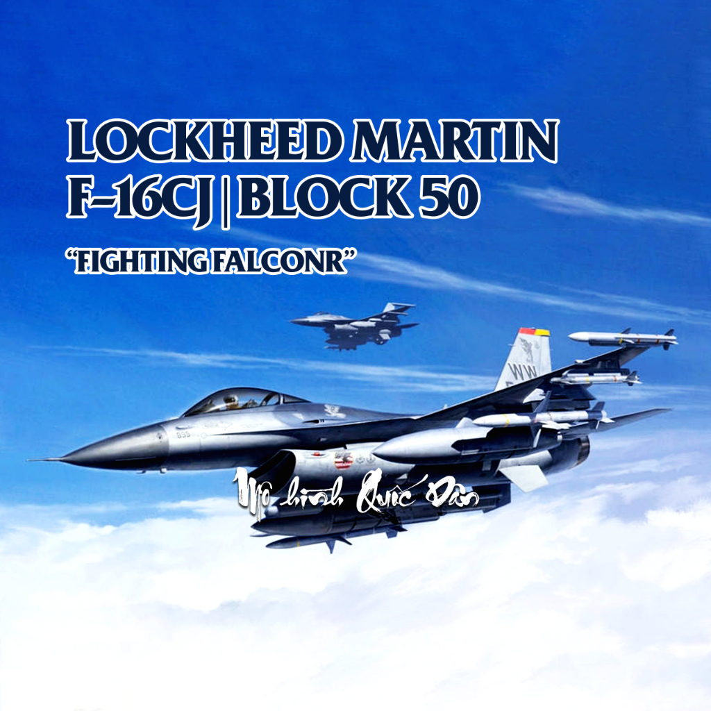 Mô hình Quân Sự | Bộ kit mô hình tiêm kích F-16CJ Block 50 Fighting Falcon | Tỷ lệ : 1/48 ...