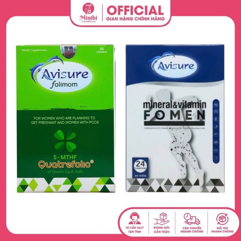 Bộ đôi thụ thai "Bổ trứng - Bổ Trùng: Avisure Folimom - Avisure Fomen ...