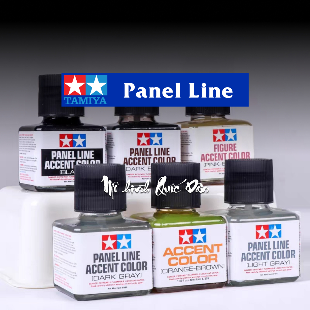 Dung dịch kẻ lằn chìm mô hình Panel Line Accent Color | TAMIYA ...