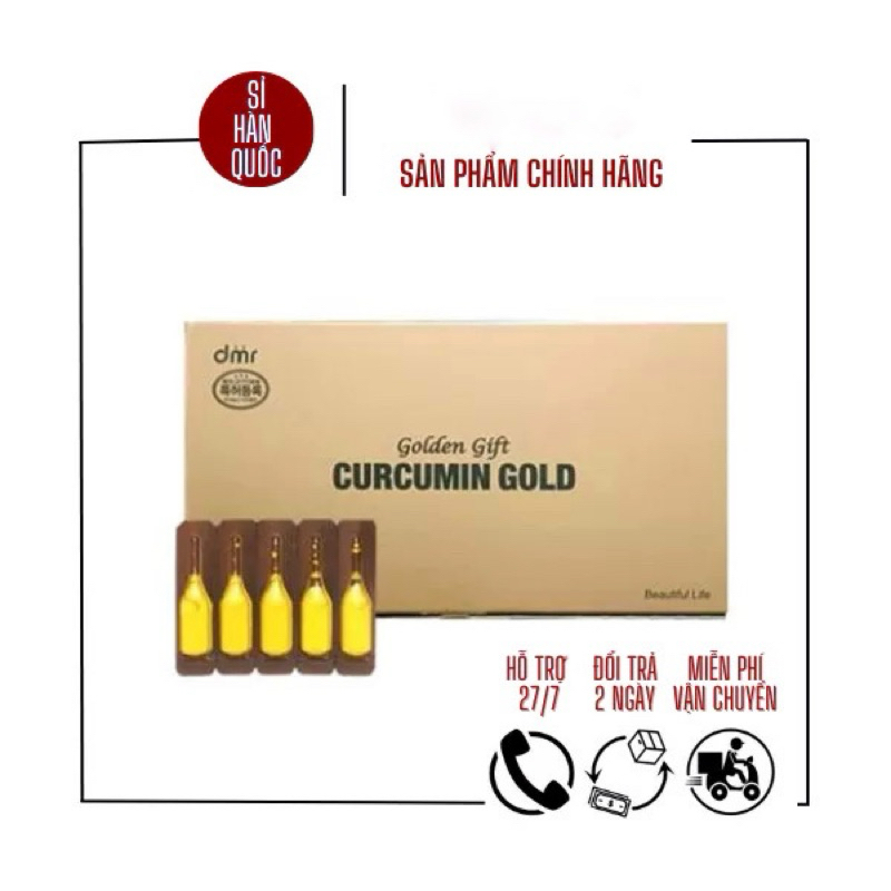[CHÍNH HÃNG] Tinh nghệ Nano Golden Gift Curcumin Gold Hàn Quốc hộp 100 tép | Shopee Việt Nam