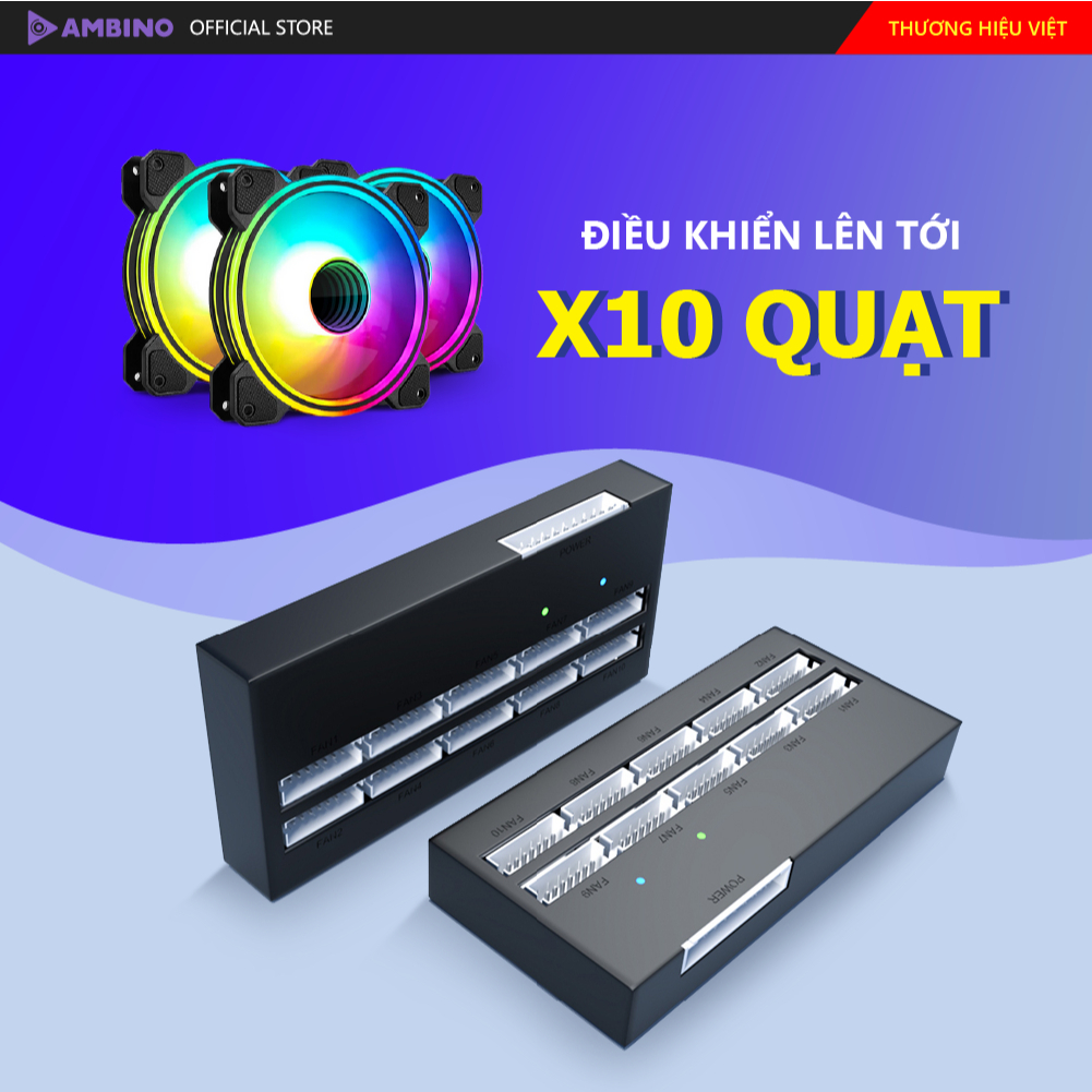 (Ambino HCM) HUB điều khiển quạt tản nhiệt Ambino Fan HUB - Bộ chia ...