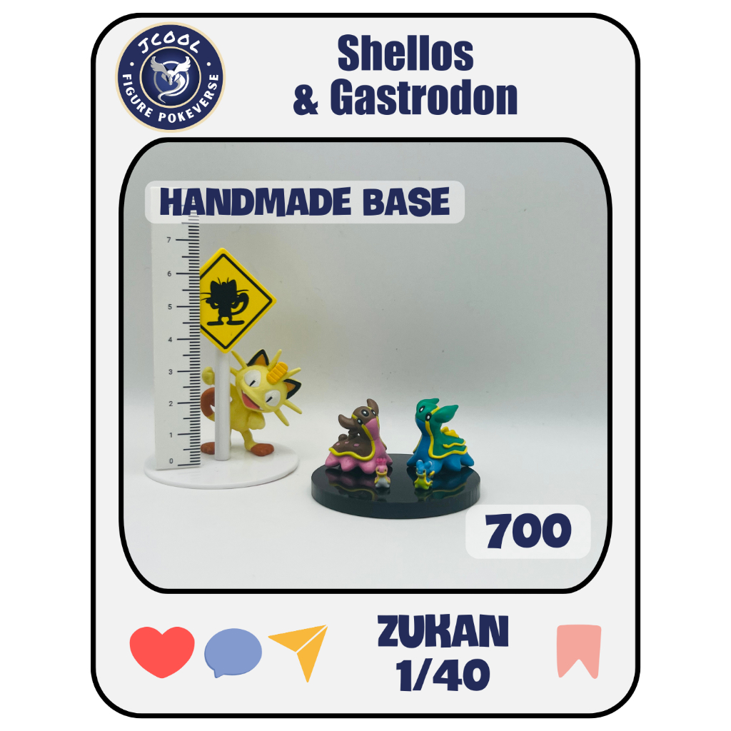 Shellos & Gastrodon (All Forms) - Gen 4 vùng Sinnoh - Mô hình Pokemon ...