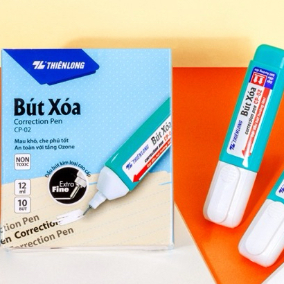(Hộp 10 cây)Bút xóa Thiên Long CP-02 dung tích 12ml, công nghệ vượt ...