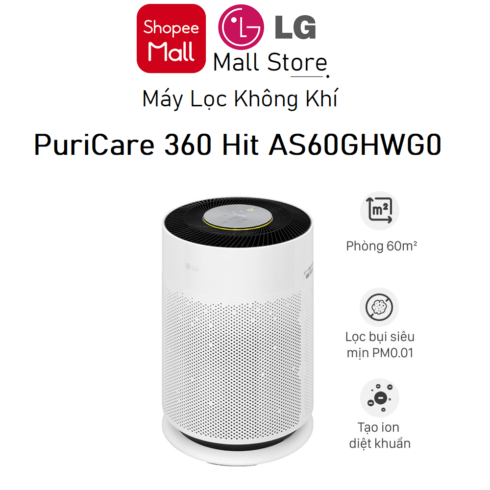 Máy lọc không khí LG PuriCare 360 Hit AS60GHWG0 - Hàng chính hãng ...