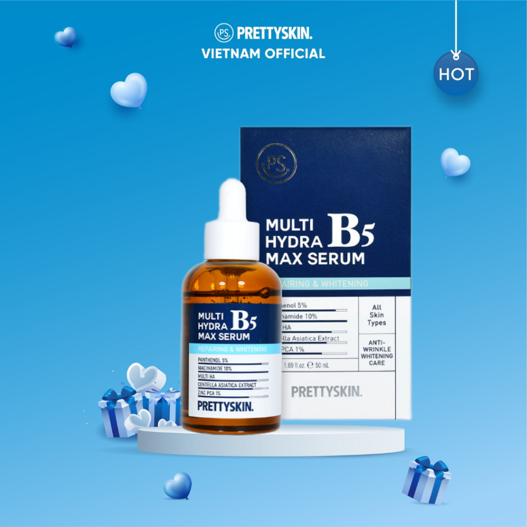 (AFL) Tinh chất cấp ẩm phục hồi B5 Hydra Max Serum Prettyskin | Shopee Việt Nam