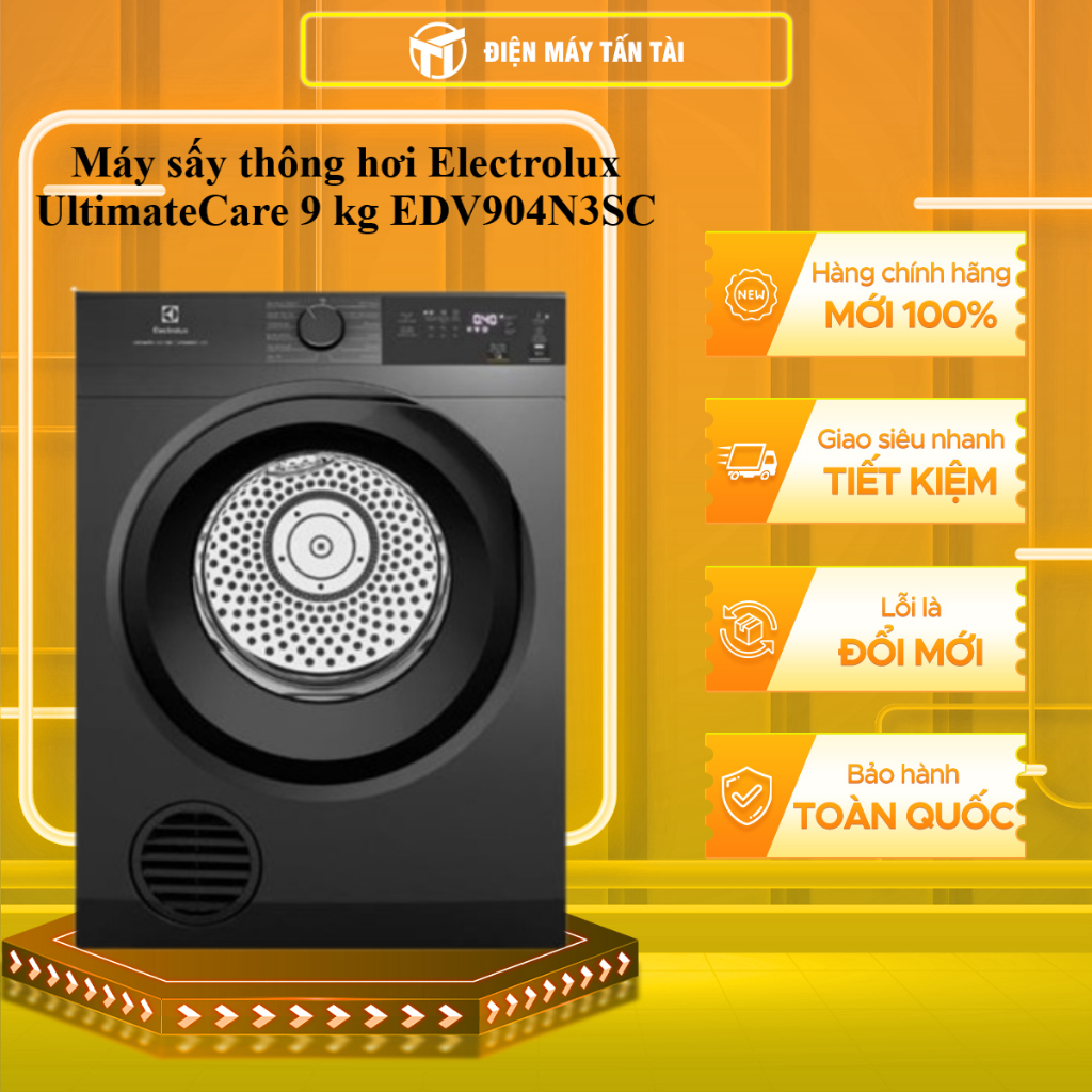 EDV904N3SC - Máy sấy thông hơi Electrolux UltimateCare 9 kg EDV904N3SC ...