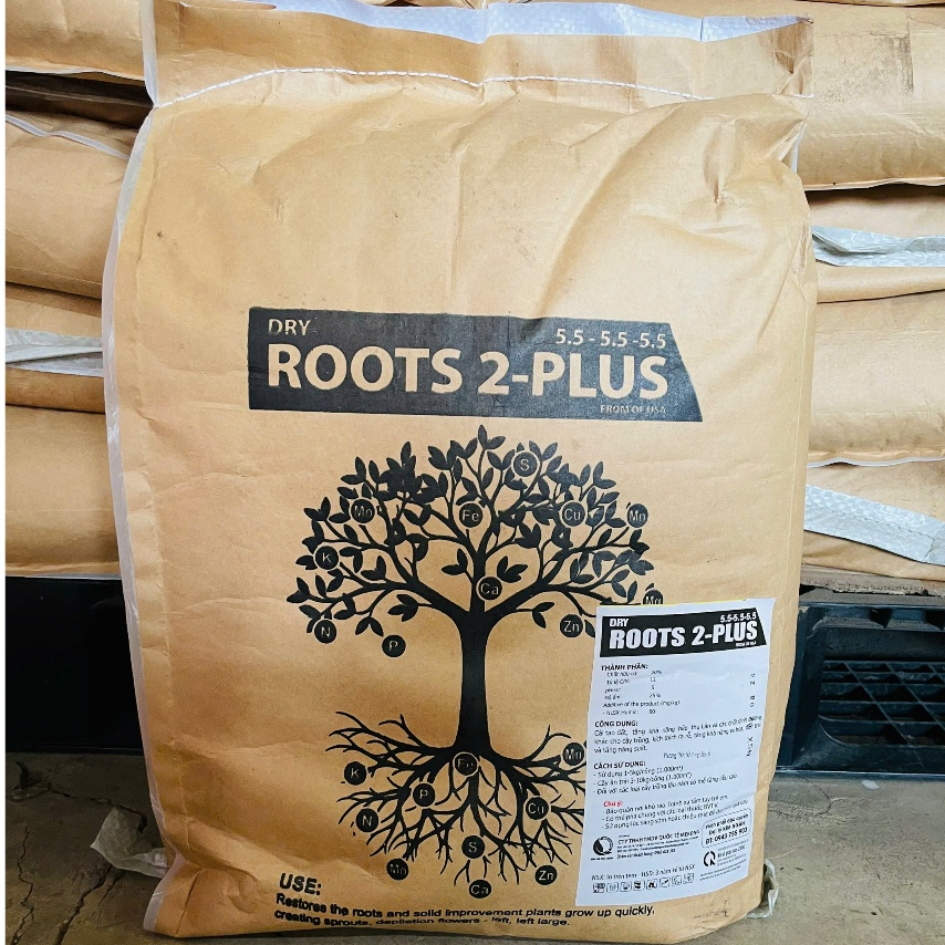 PHÂN BÓN NPK - ROOTS 2 PLUS DRY, BAO GIẤY 10KG | Shopee Việt Nam