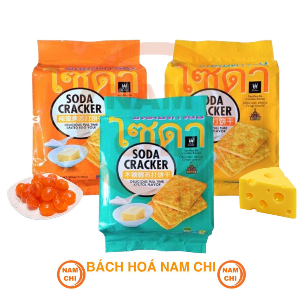 [GÓI 400G] Bánh Quy SODA CRACKER 400g - Thái Lan | Shopee Việt Nam