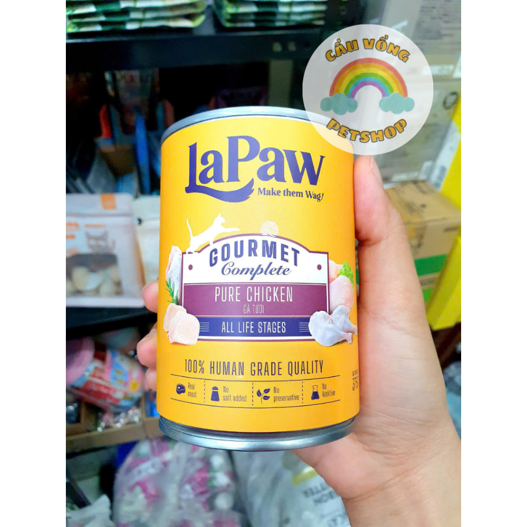 [Hỏa Tốc] Pate LAPAW cho mèo mọi lứa tuổi - Lon 375g | Shopee Việt Nam
