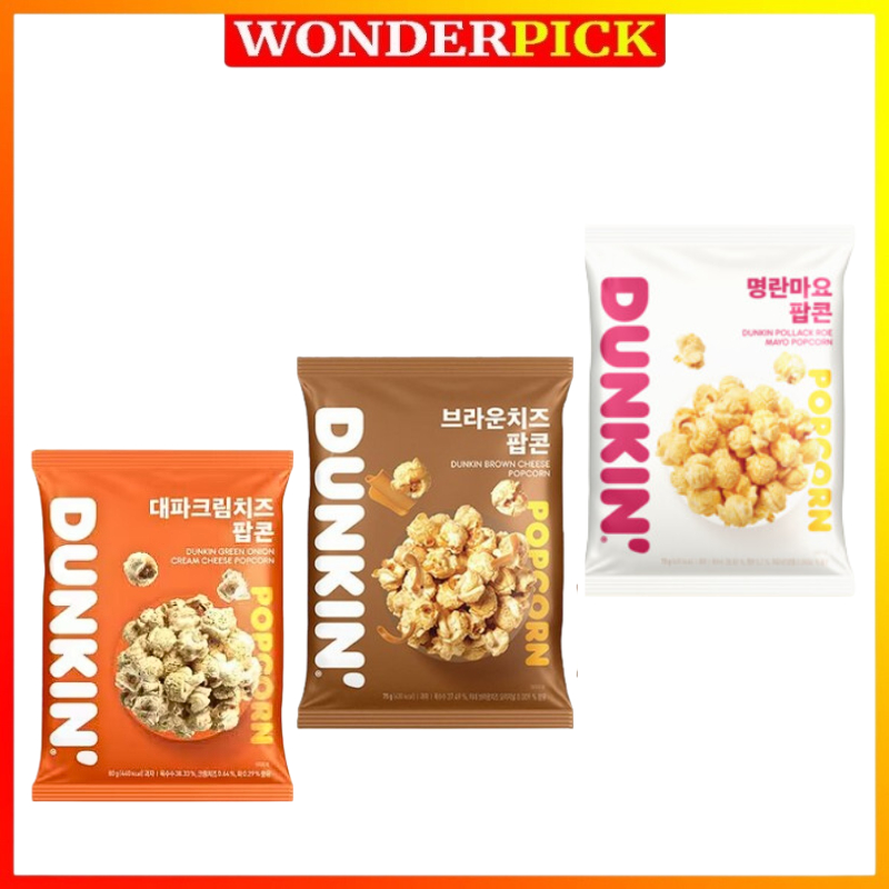 Bắp Nổ Phô Mai Dunkin Popcorn Hàn Quốc 75G-80G/Gói | Shopee Việt Nam