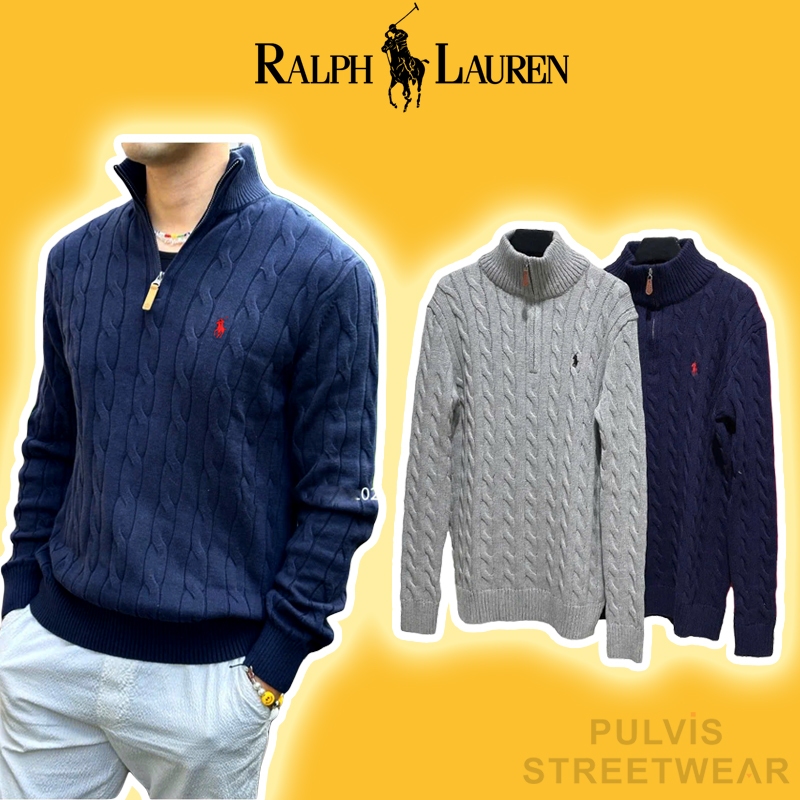 ⚡️[Hight Quality] - Áo Polo Ralph Lr Wool-Cashmere Cable-Knit Sweater ...