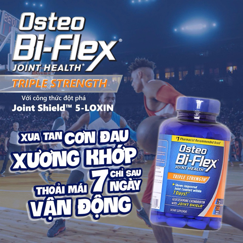 VIÊN UỒNG BỔ KHỚP OSTEO BI-FLEX CHAI 200 VIÊN DATE 2026 | Shopee Việt Nam
