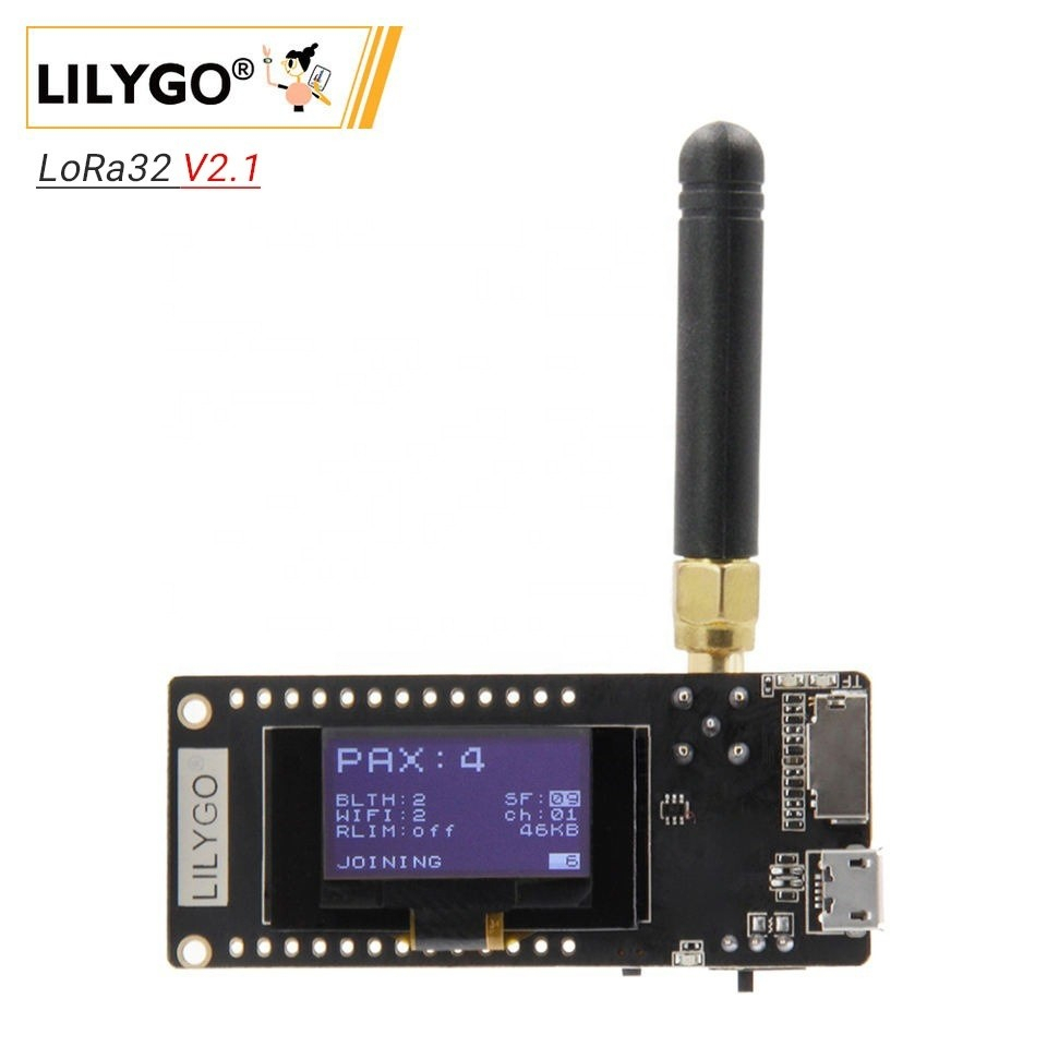 LILYGO TTGO Lora32 V2.1_1.6 Phiên Bản 433/868/915/923Mhz Esp32 Lora Ban Phát Triển 0.96 Inch ...