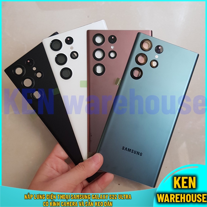 SS S22 Ultra Nắp Lưng Điện Thoại Samsung Galaxy S22 Ultra Có Kính ...