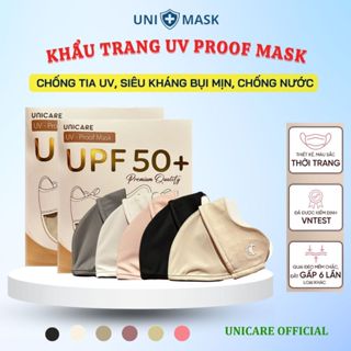 Combo 3 Khẩu trang Unicare UV-Proof Mask Khẩu Trang Chống Tia UV Chống Nắng 2 Lớp Mềm Mịn Thoáng ...