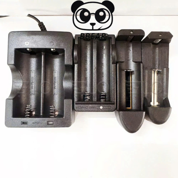 Sạc Pin Li-Ion 18650 16340 14500 26650 Sạc Đơn, Sạc Đôi Cho Đèn Pin ...