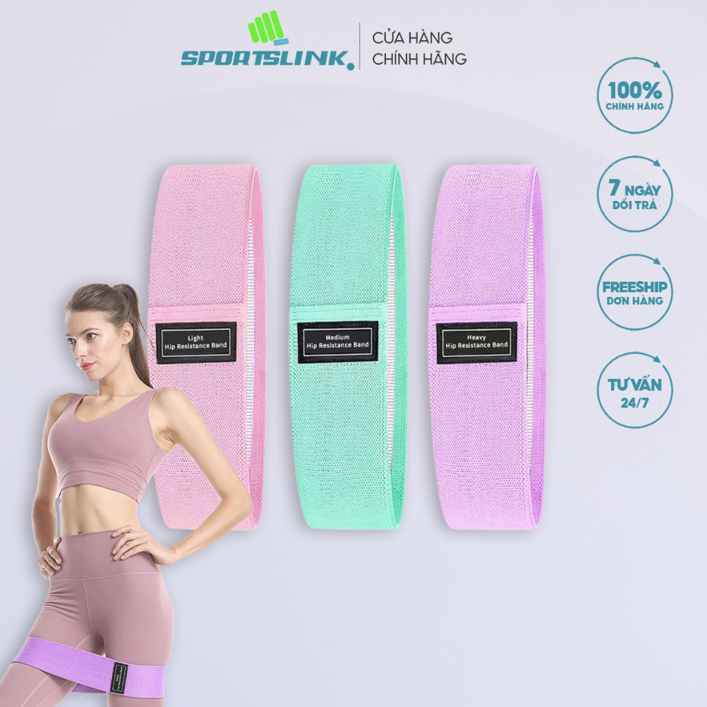 Dây Kháng Lực Tập Gym, Dây Squat Tập Đùi Mông MiniBand Sportslink ...