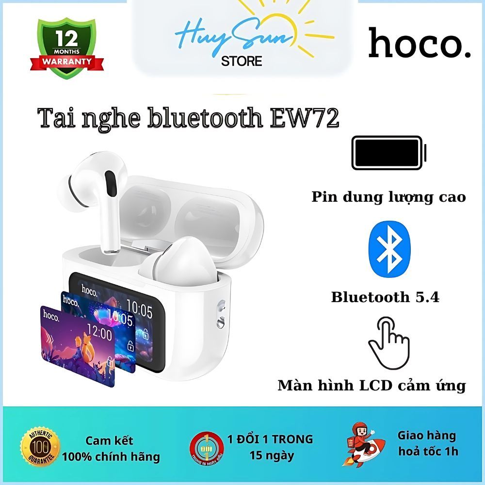 Tai Nghe Bluetooth Hoco EW72, Tai Nghe Không Dây Chống Ồn ANC Có Mic ...