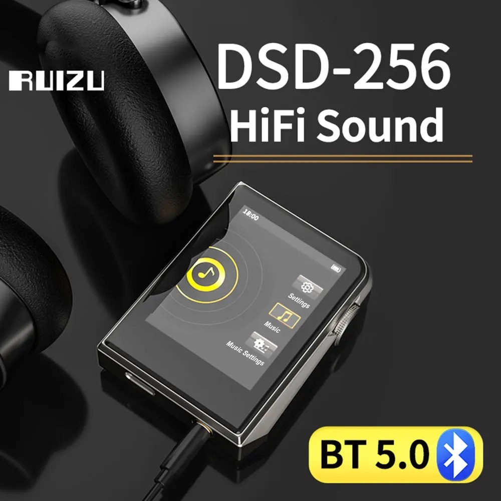 Máy nghe nhạc Bluetooth Ruizu A58 16G tích hợp chỉnh hiệu ứng âm thanh ...