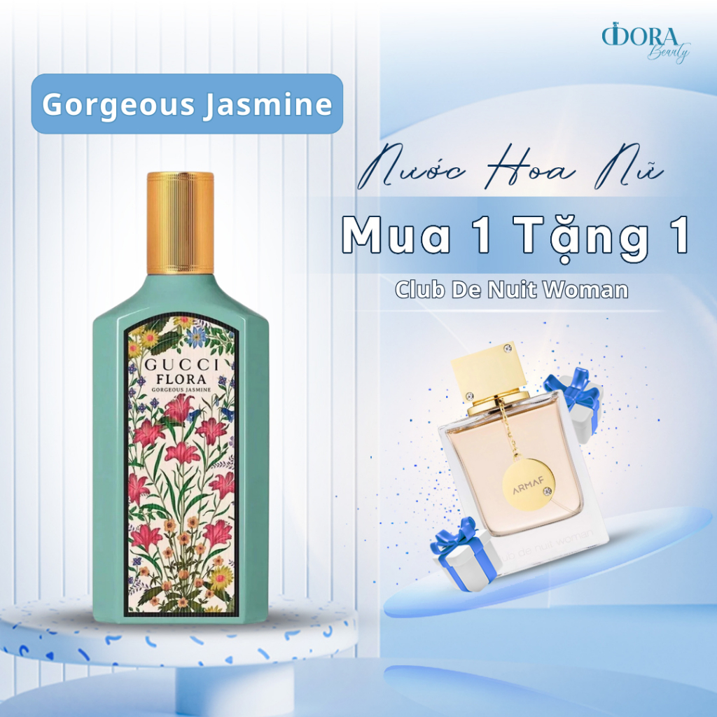Nước hoa chiết 10ml nữ Gucci Flora Gorgeous Jasmine EDP - Hương thơm tinh tế, nữ tính ...