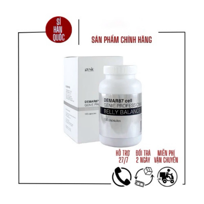 [CHÍNH HÃNG] Viên giảm cân, hủy mỡ bụng Derma87 Cell Belly Balance ...