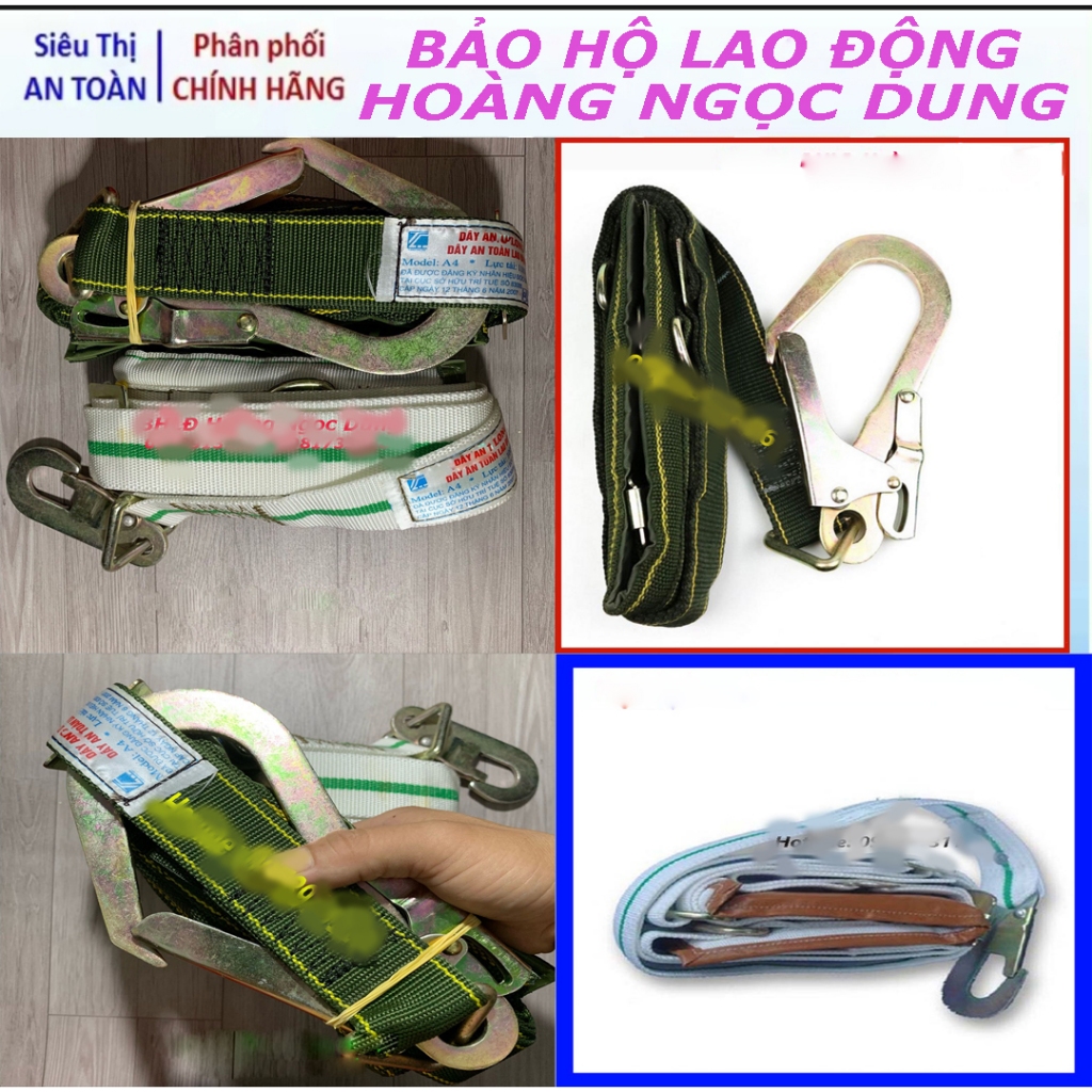 DÂY AN TOÀN LAO ĐỘNG A4 MÓC TO & MÓC NHỎ, DÂY ĐAI BẢO HỘ LAO ĐỘNG TRÊN ...