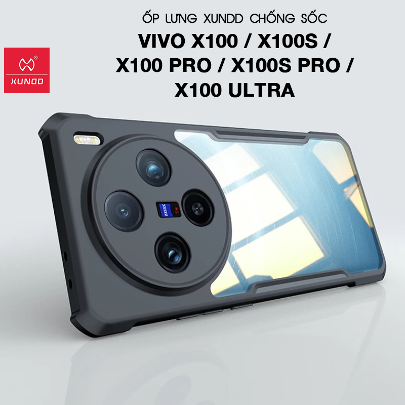[Hỏa Tốc HCM] Ốp lưng XUNDD Vivo X100 / X100s / X100 Pro / X100s Pro / X100 Ultra - Chống shock ...