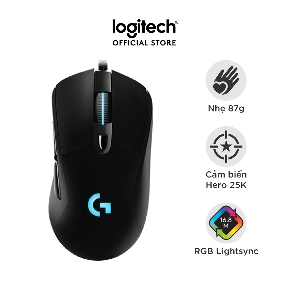 Chuột Quang Chơi Game CÓ DÂY Logitech G403/G407 2.4Ghz 12000DPI RGB ...