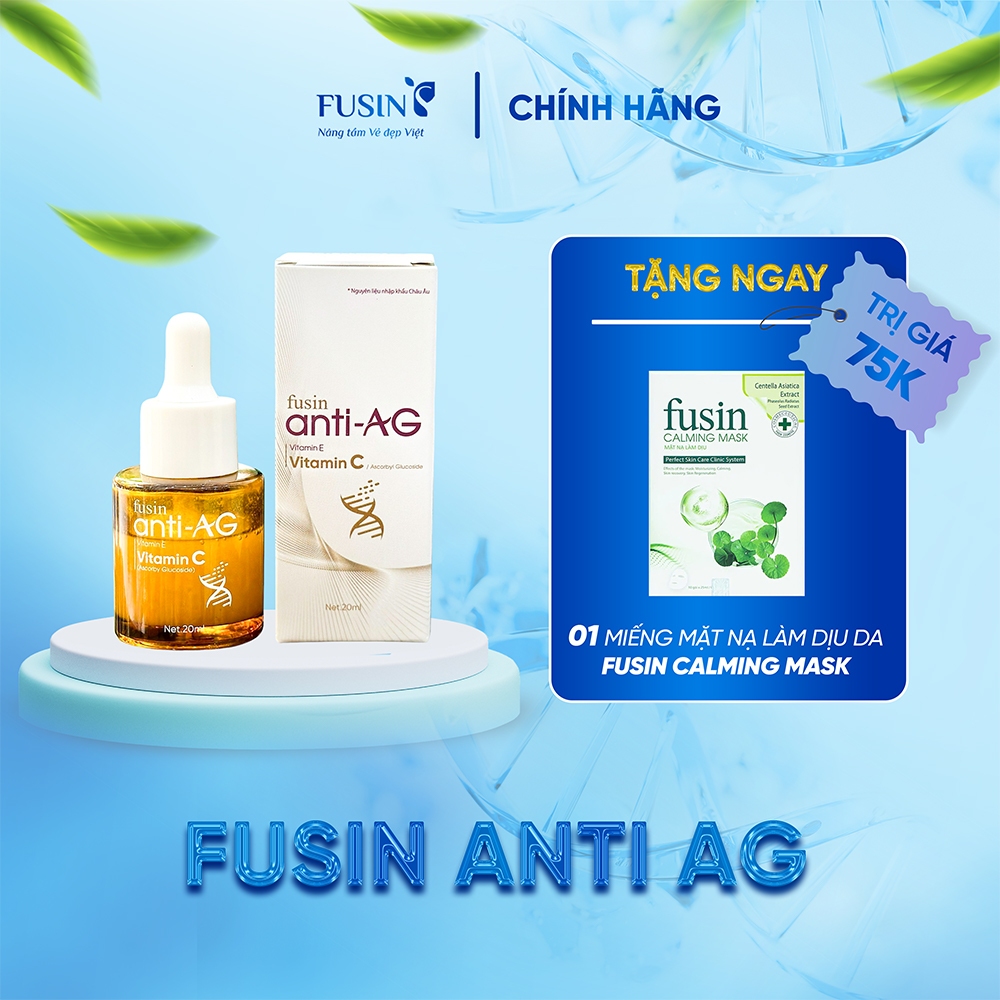 Tinh chất dưỡng ẩm và sáng da FUSIN ANTI AG hộp lọ 20ml | Shopee Việt Nam