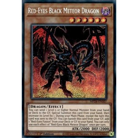 [Thẻ bài Yu-gi-oh] Red-Eyes Black Meteor Dragon - MP24-EN107 Prismatic ...