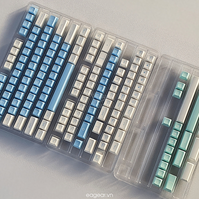 Bộ keycap FL-Esports FSA Glacier hơn 160 nút FSA profile PBT double ...