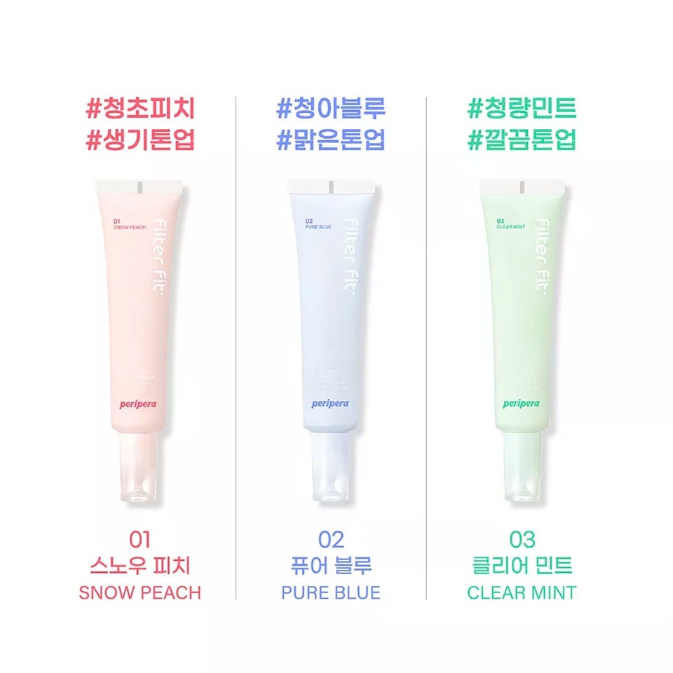 Kem Lót Peripera Filter Fit Milk Tone Up Cream 35ml SPF30 PA + + 01 ...