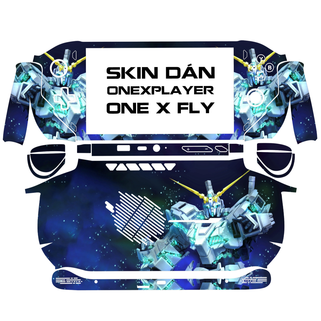 Skin dán OneXPlayer One X Fly mẫu Gundam Unicorn | Film 3M | Custom ...