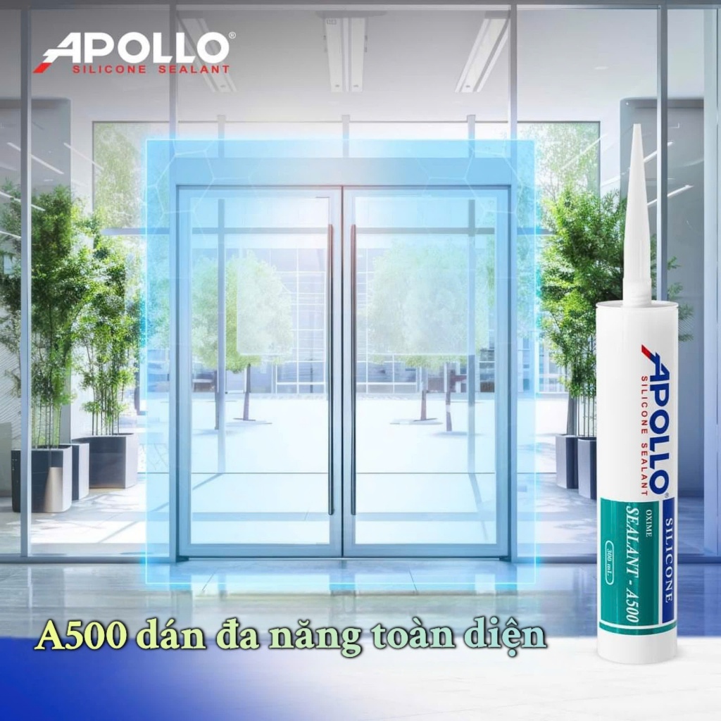 Keo Silicone Apollo A500 USA dán đa năng trên mọi vật liệu đủ màu các ...