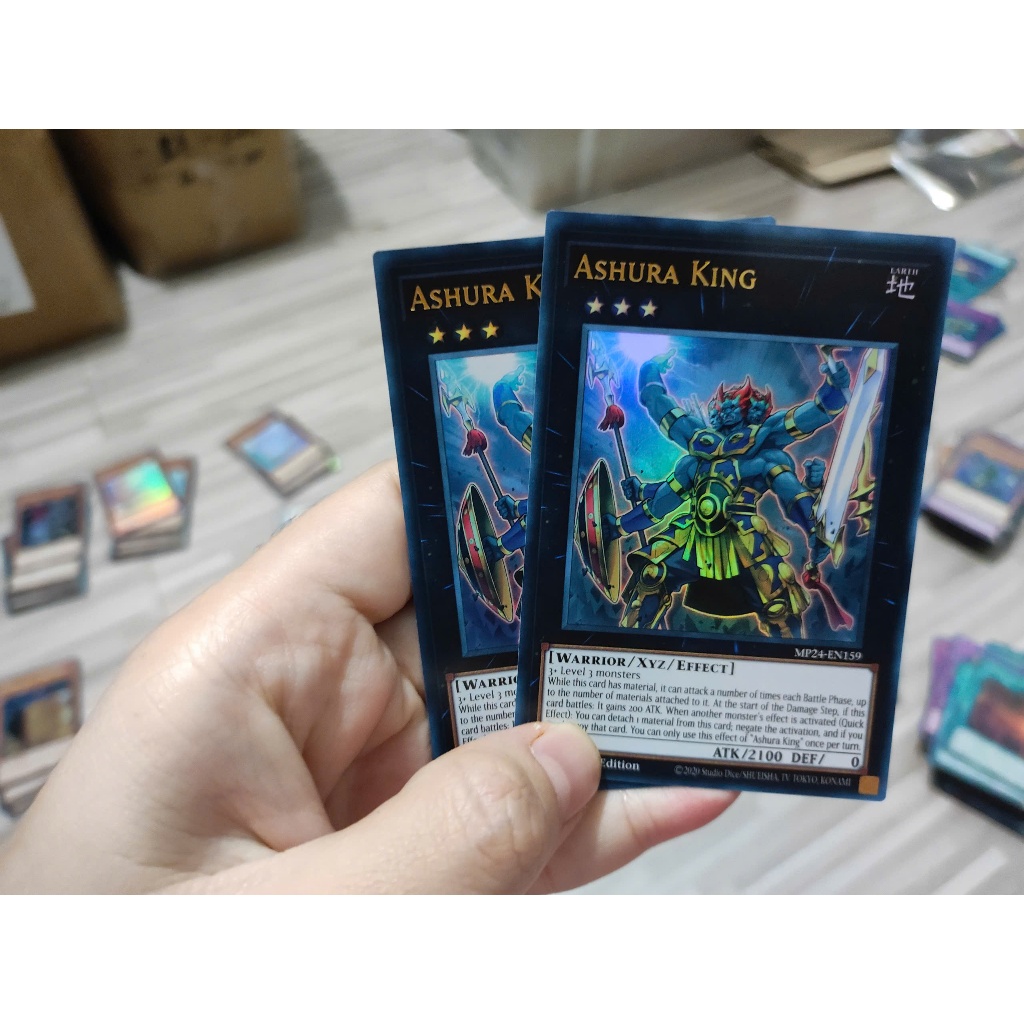 [Yugioh Funny Shop] 1 lá thẻ bài Ashura King - MP24-EN159 - Ultra Rare 1st Edition | Shopee Việt Nam