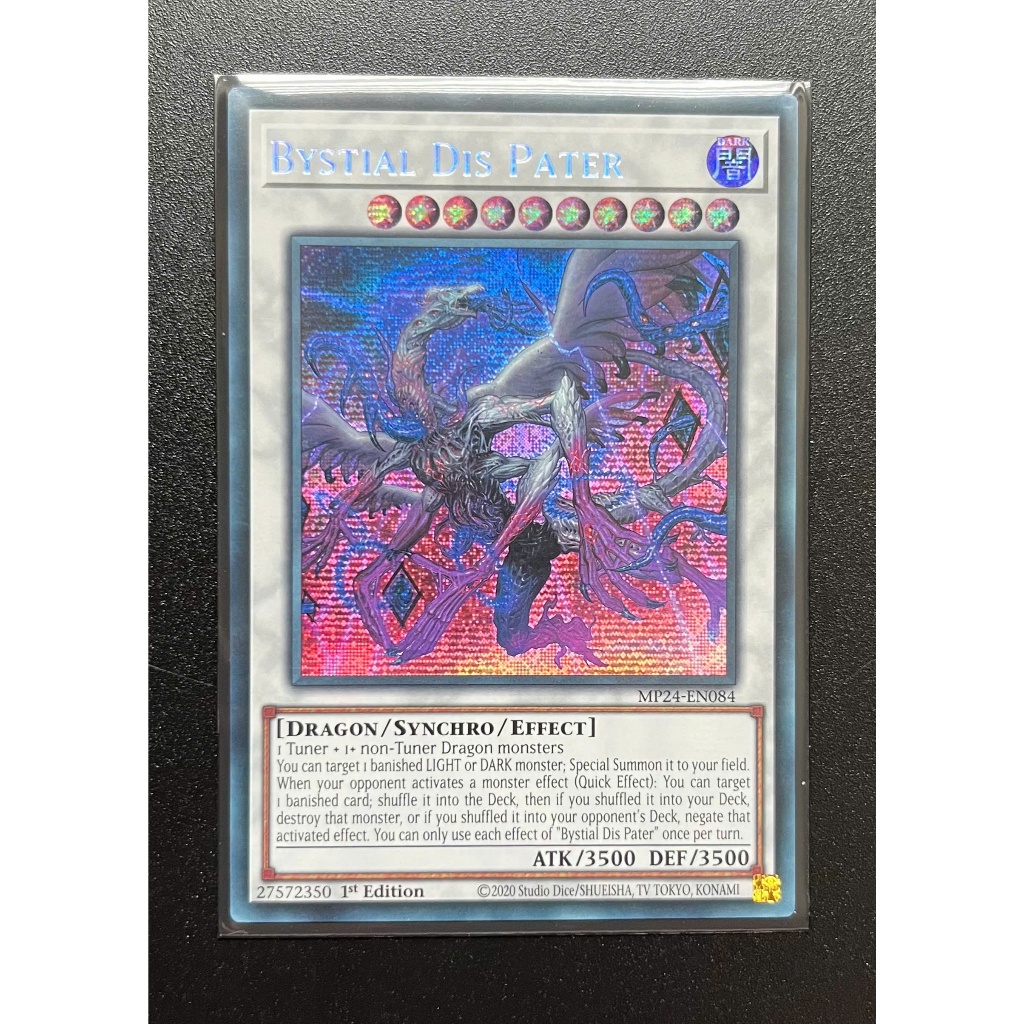 YMS - [Thẻ bài Yugioh] - [TCG-UK] - MP24-EN084 - Bystial Dis Pater - Prismatic Secret Rare 1st ...