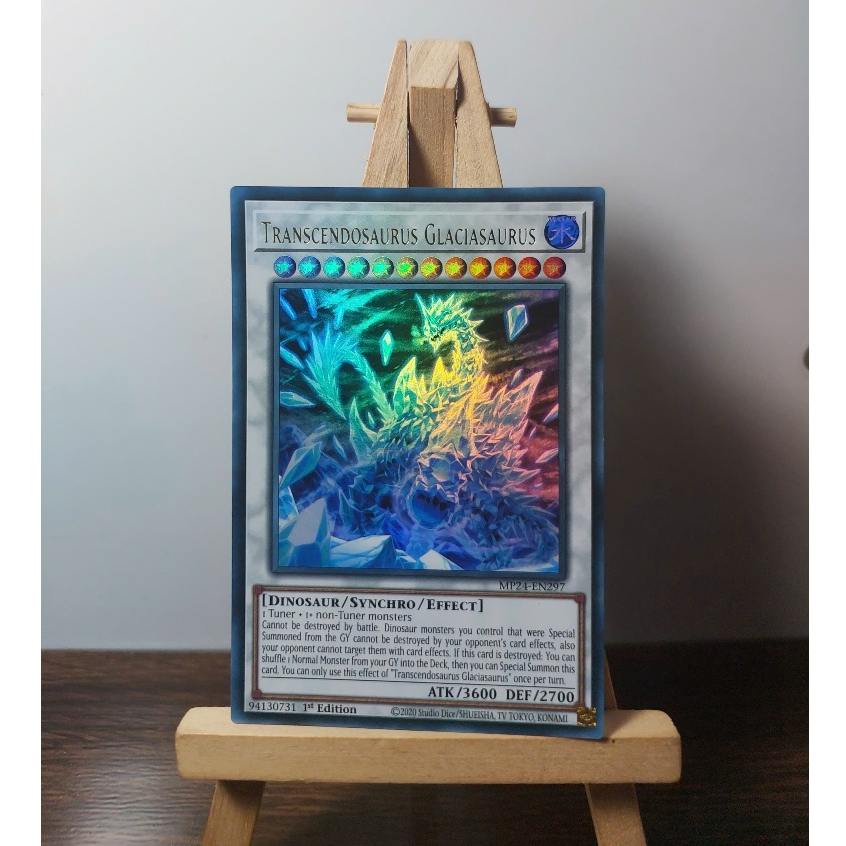 [ Đỗ Lạc Shop ] Thẻ Bài Yugioh Monster Transcendosaurus Glaciasaurus - MP24-EN297 - Ultra ...