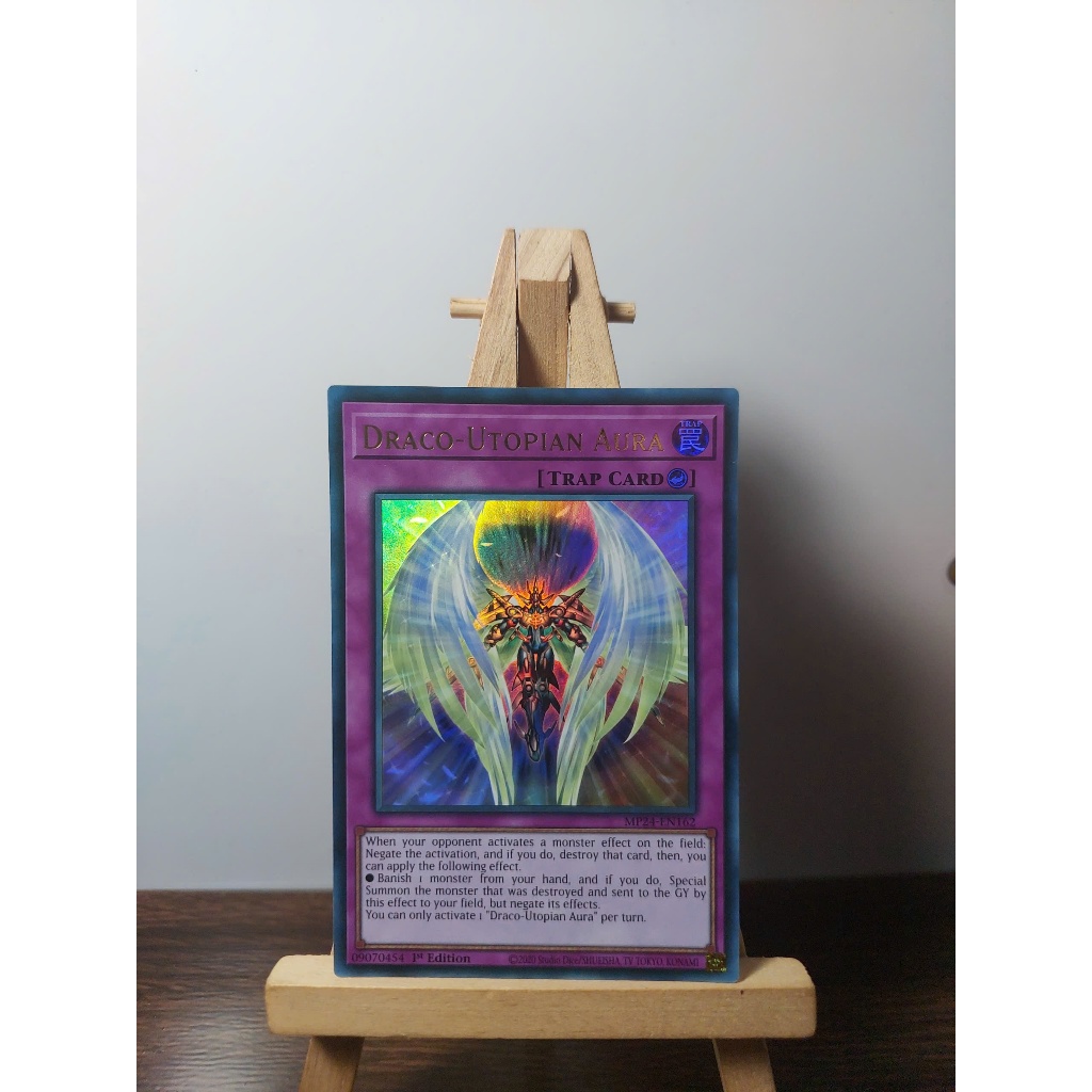 [ Đỗ Lạc Shop ] Thẻ Bài Yugioh Trap Draco-Utopian Aura - MP24-EN162 - Ultra | Shopee Việt Nam
