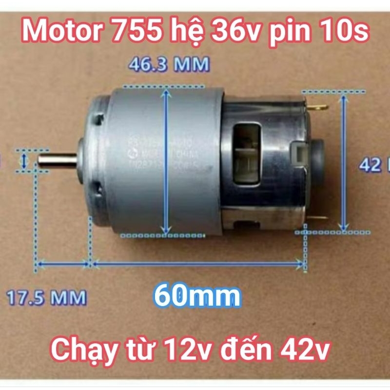 motor RS755VC 4539 4530, RS 755 12v đến 42v mới xịn hãng mabuchi, không ...