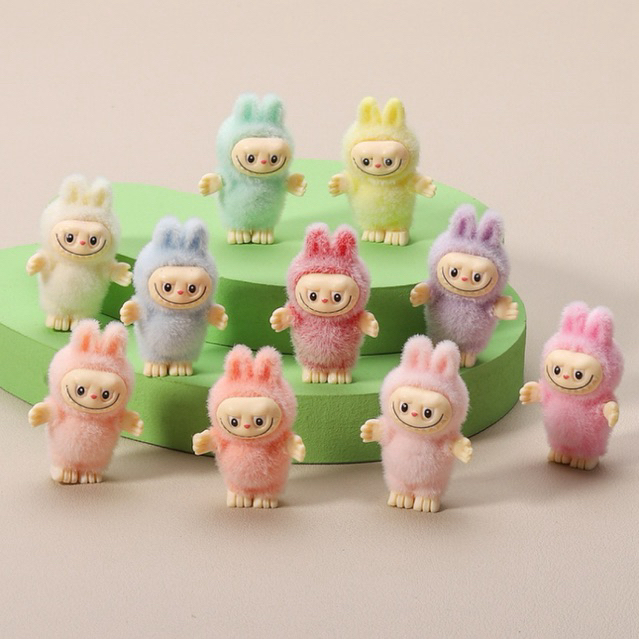 Mô hình Labubu lông mịn đủ màu sắc đáng yêu kích thước 4.1cm | Shopee ...