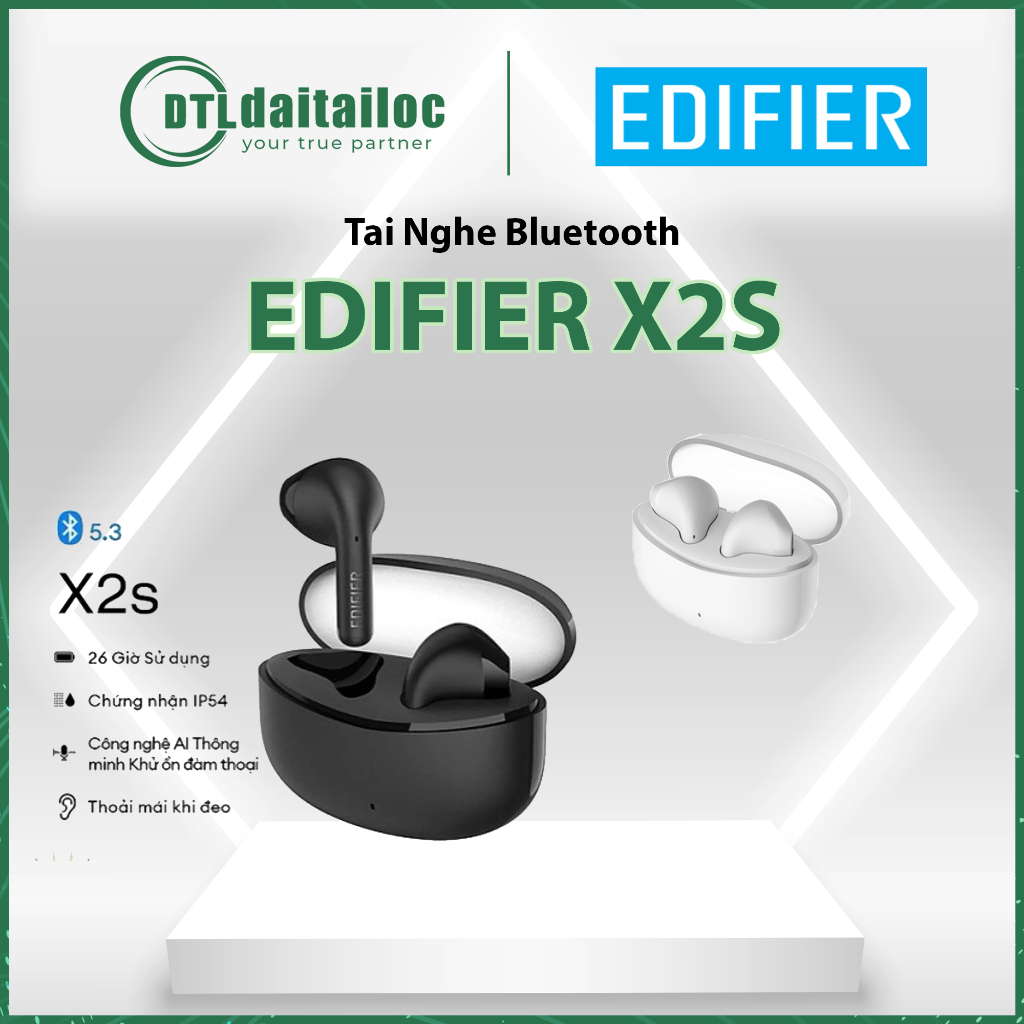 Tai nghe Bluetooth Edifier X2S - Hàng Chính Hãng | Shopee Việt Nam