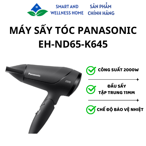 Máy Sấy Tóc Panasonic EH-ND65-K645 - Bảo Hành 12 Tháng | Shopee Việt Nam