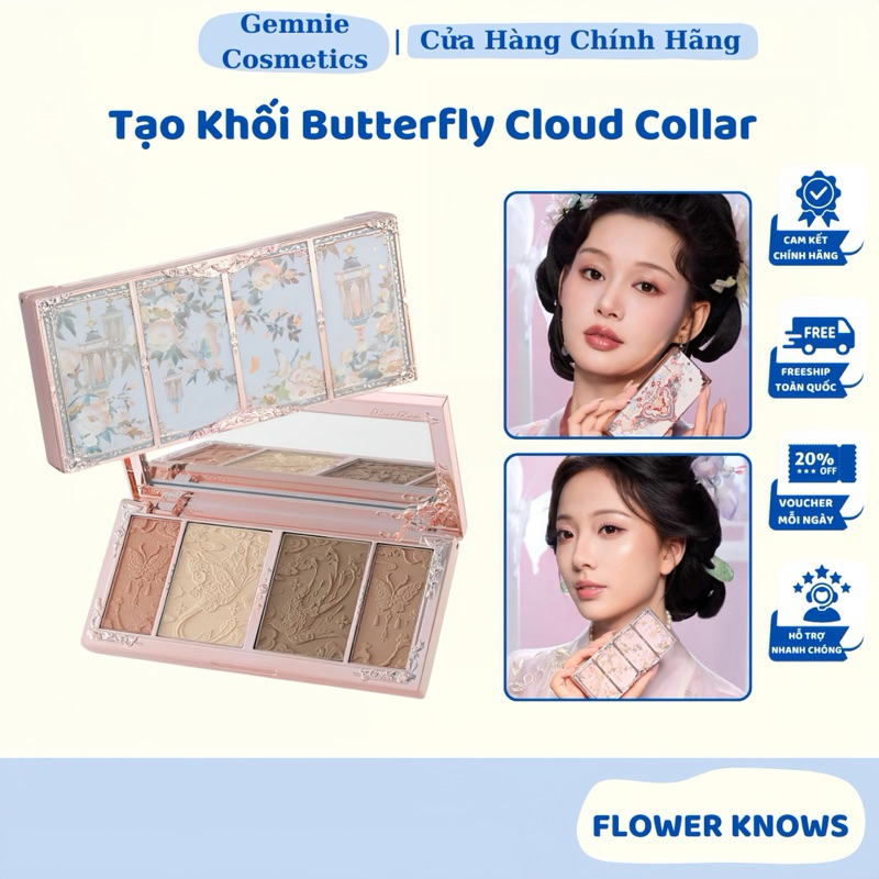 Bảng Tạo Khối FLOWER KNOWS Butterfly Cloud Collar | Shopee Việt Nam