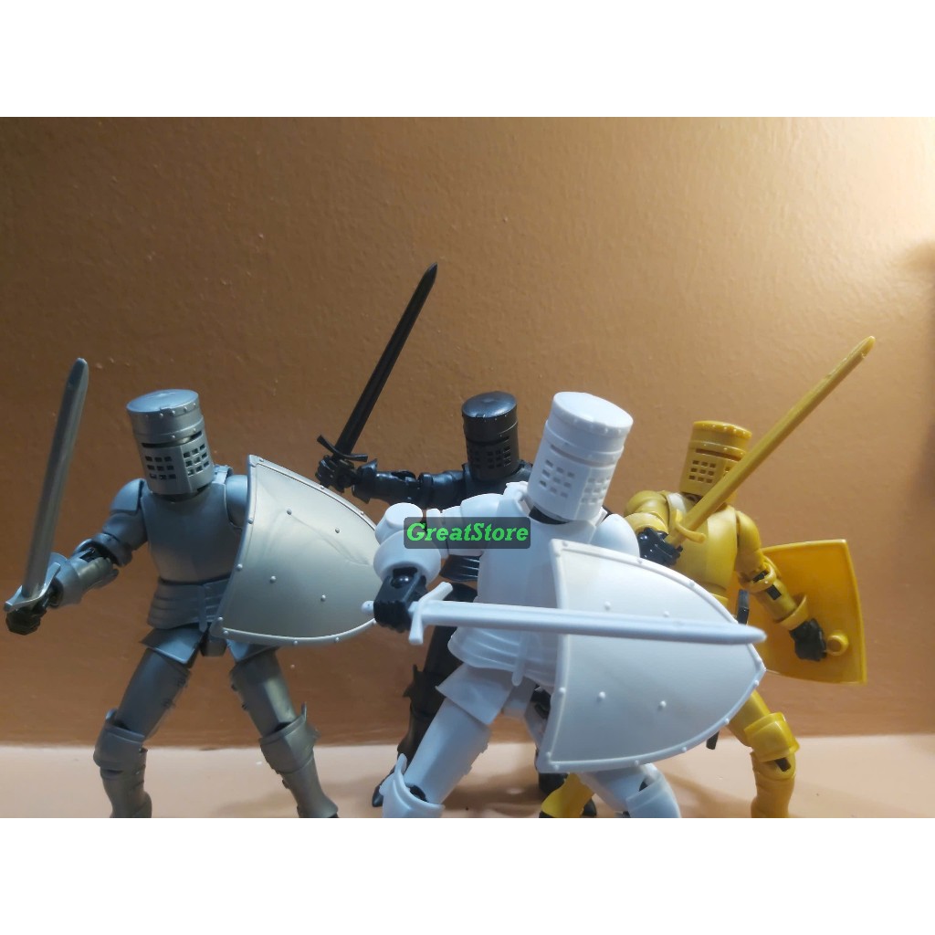 [ Sẵn] Mô hình Dummy 13 Knight Hiệp Sĩ Trung cổ Khớp cử động linh hoạt ...