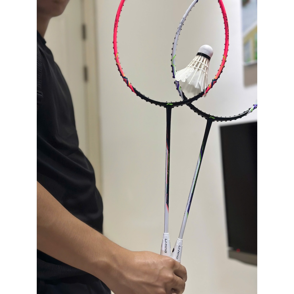 Vợt cầu lông Lining Halbertec Motor chính hãng căng max 14kg, căng sẵn ...