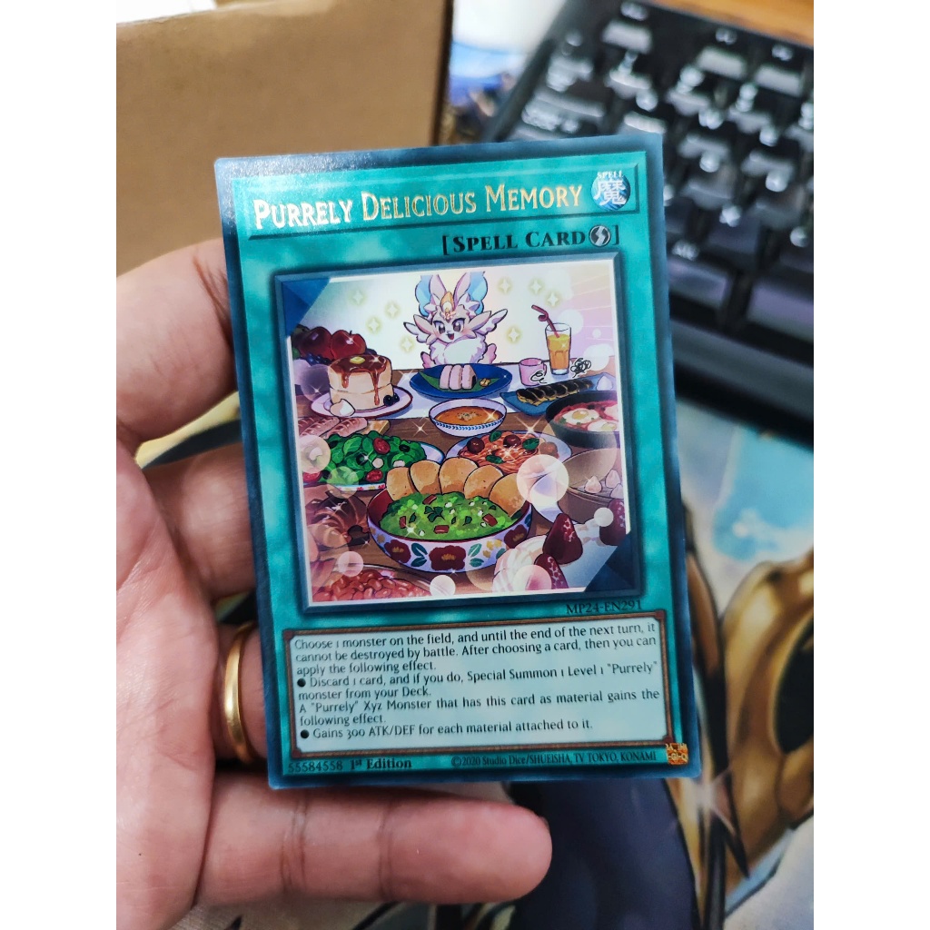 [Yugioh Funny Shop] 1 lá thẻ bài Purrely Delicious Memory - MP24-EN291 ...