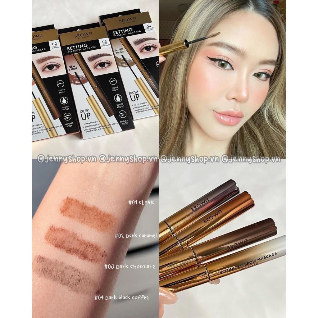 MASCARA ĐỊNH HÌNH LÔNG MÀY BROWIT BY NONGCHAT SETTING EYEBROW | Shopee Việt Nam