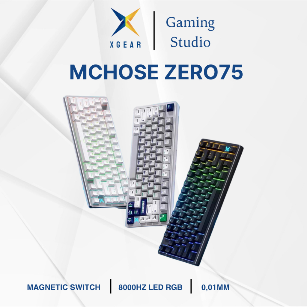 Bàn phím cơ gaming MCHOSE ZERO75 | Trigger | 8000hz 16000hz | RGB | Shopee Việt Nam