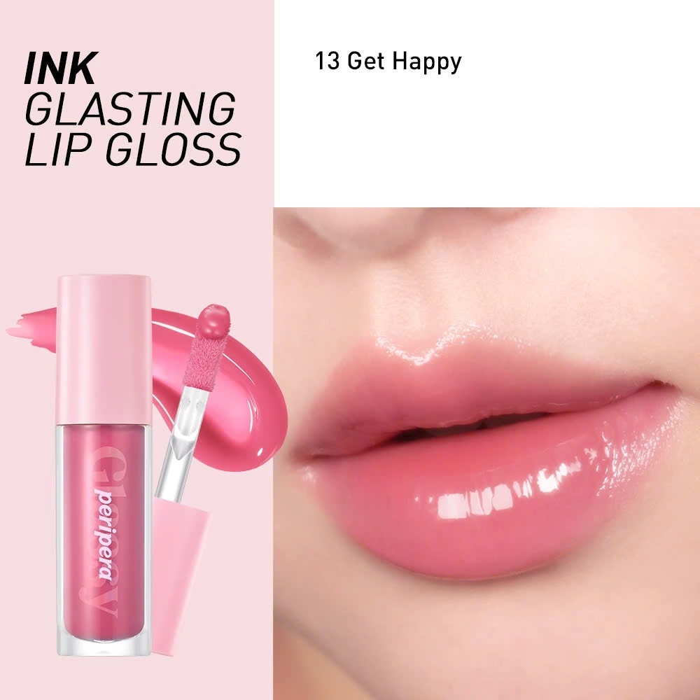 Son Tint Bóng Thuần Chay Peripera Ink Glasting Lip Gloss MÀU 13 GET HAPPY | Shopee Việt Nam