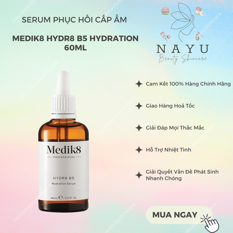 SERUM PHỤC HỒI CẤP ẨM MEDIK8 HYDR8 B5 HYDRATION 30ML & 60ML | Shopee ...